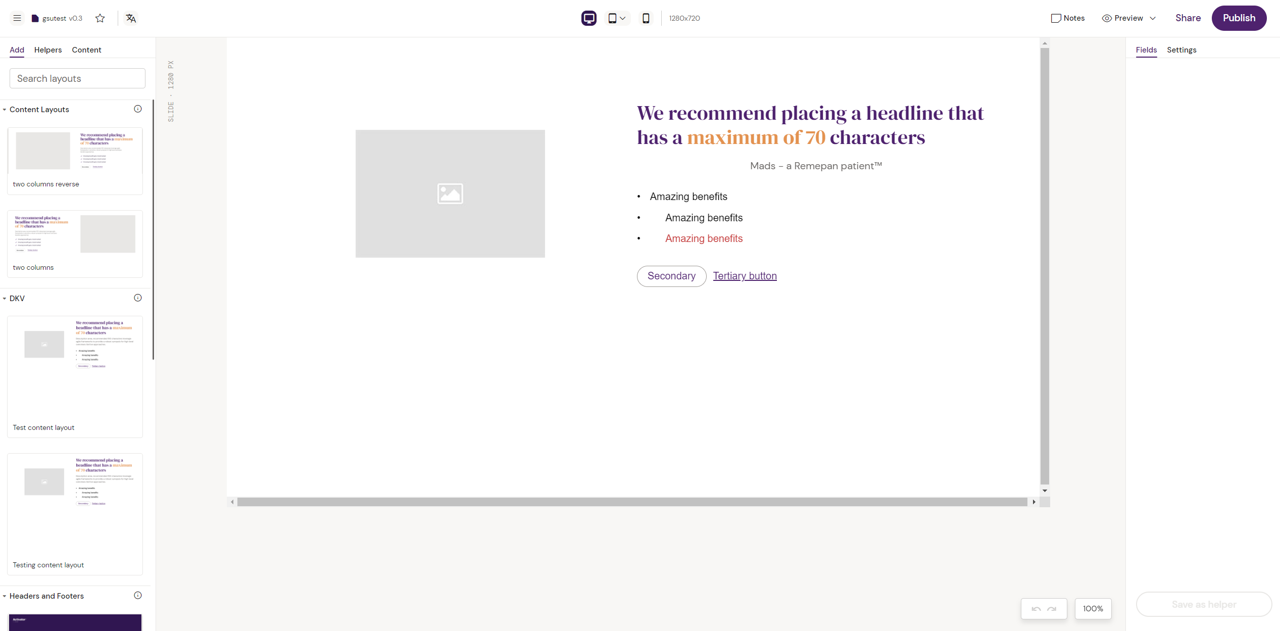 Editing Slide Content with Layouts