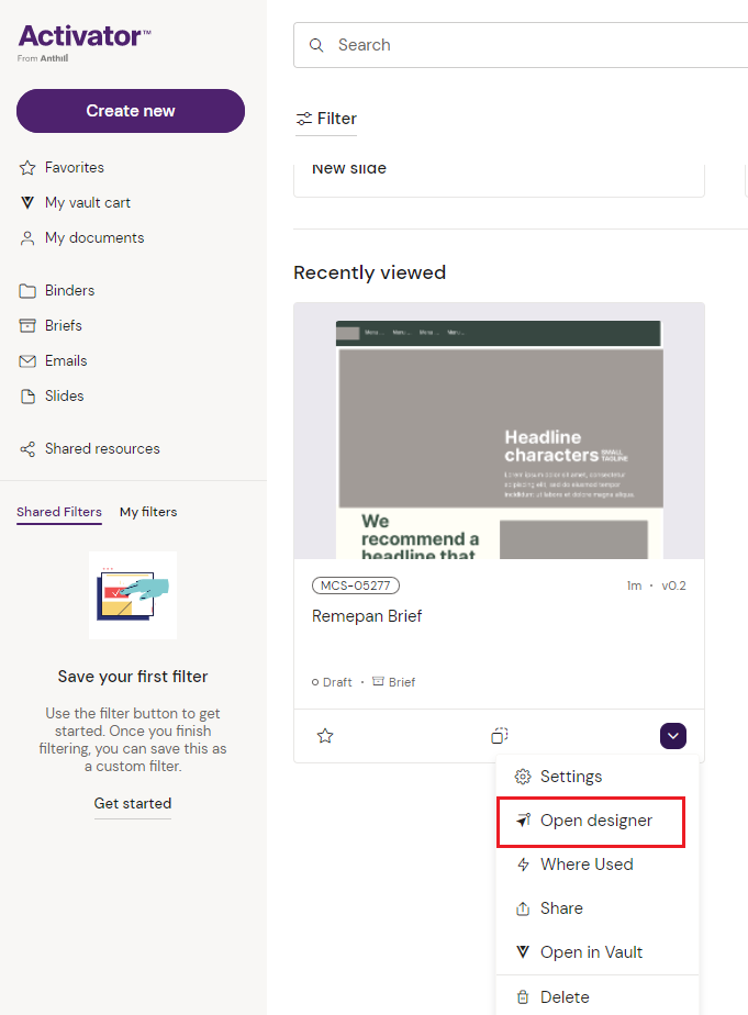Creating & Editing Layouts