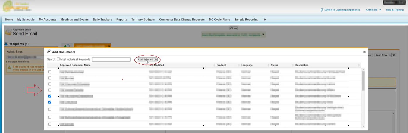 Email Tokens for citations and footnotes