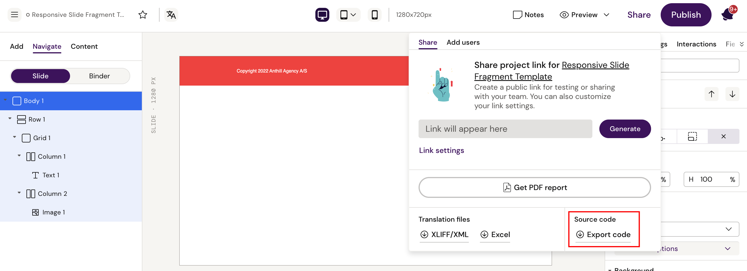 Slide Fragment Editor v1 Workaround for v2 Slide Fragment Editor v1 Workaround for v2