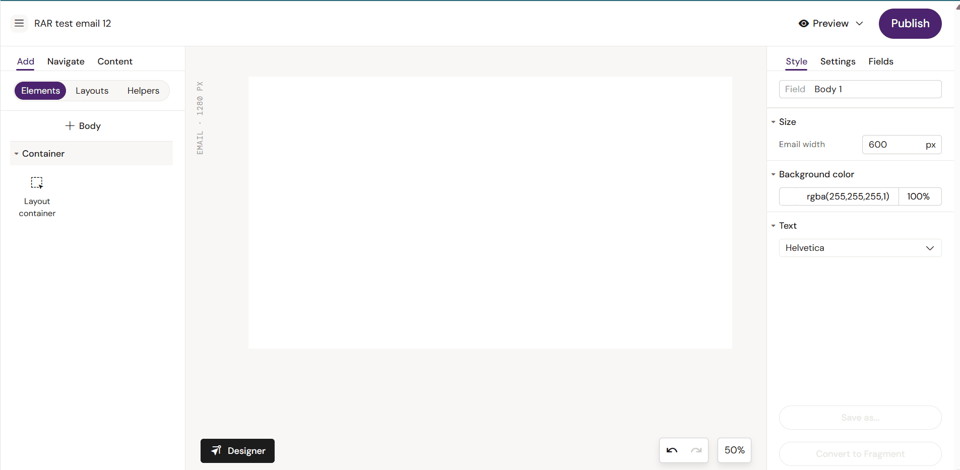 How to Build and Save a Layout